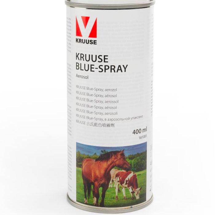 Spray bleu pour le soin Krusse remplace le Septiject